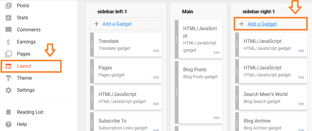 How To Show Clock Widget On Blogger or Website | Blogger Widget - Meer ...