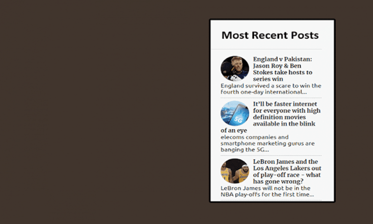 How To Show Most Recent Posts Widget With Thumbnails On Blogger Meers World
