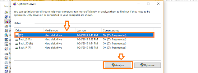 How To Run Disk Defragmentation In Windows 10 | Microsoft Drive ...