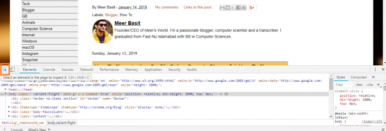 How To Increase/Change Author's Thumbnail Size In Blogger