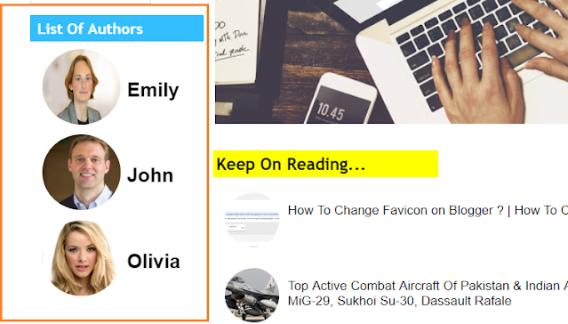 How To Filter Blogger Posts By Authors | List Of Authors Widget - Meer ...
