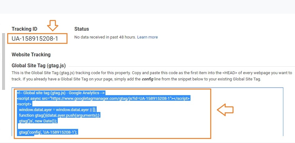 How To Find & Add Google Analytics Property ID On Blogger - Meer's World