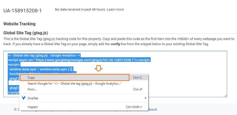 How To Find & Add Google Analytics Property ID On Blogger - Meer's World