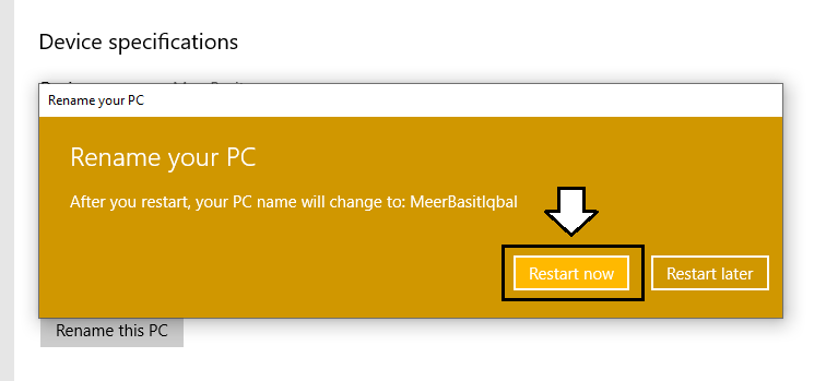 How To Find & Rename Computer Name On Windows 10 - Meer's World