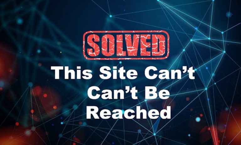 How To Fix, "This Site Can't Be Reached" Error | "Server IP Address Can ...