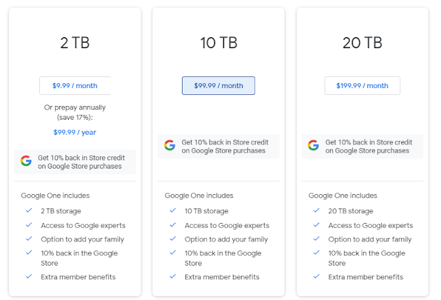 How To Buy Google Storage For Gmail, Google Drive & Photos - Meer's World