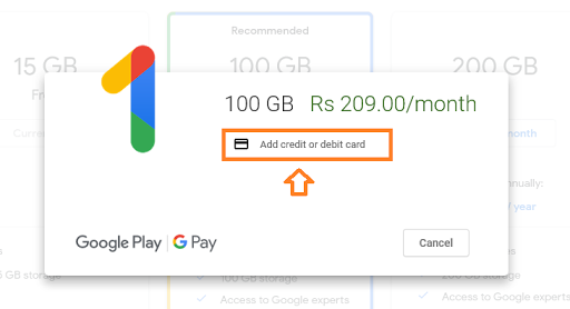 How To Buy Google Storage For Gmail, Google Drive & Photos - Meer's World