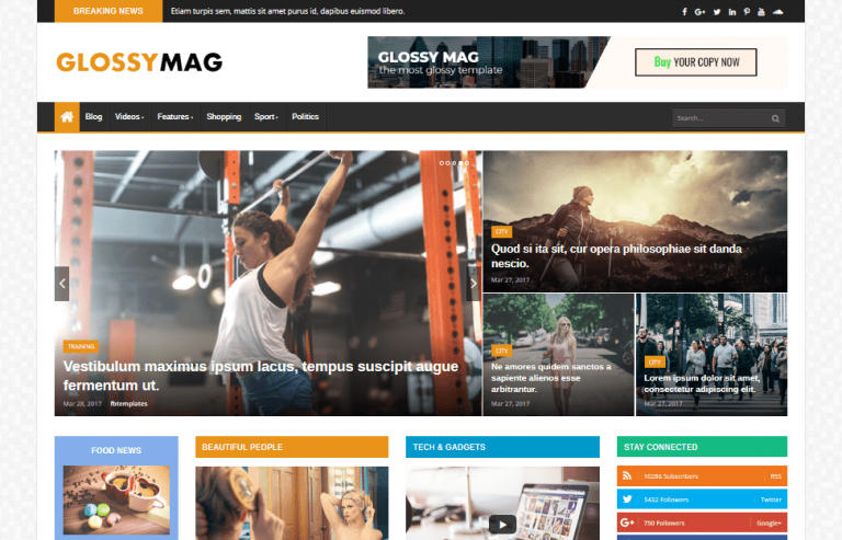 35+ News & Magazine Blogger Templates [2025] | Ads Ready