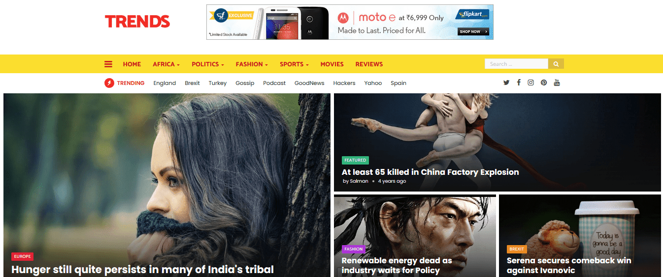 35+ News & Magazine Blogger Templates [2025] | Ads Ready