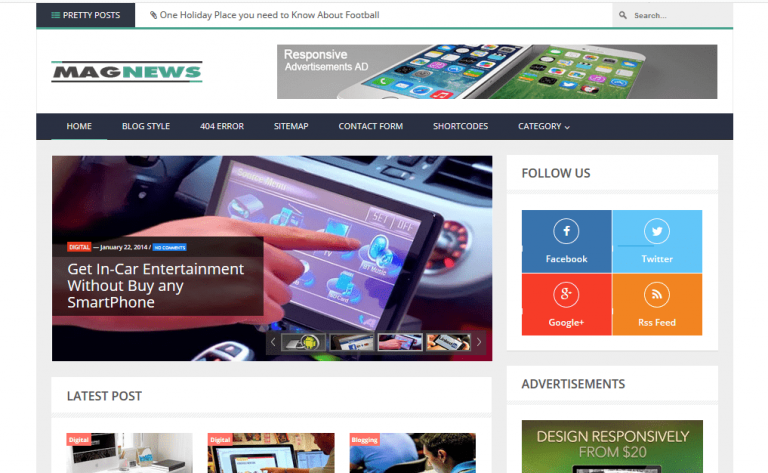 35+ News & Magazine Blogger Templates [2026] | Ads Ready