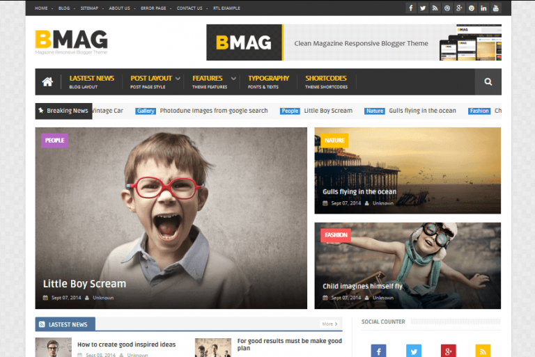 35+ News & Magazine Blogger Templates [2026] | Ads Ready
