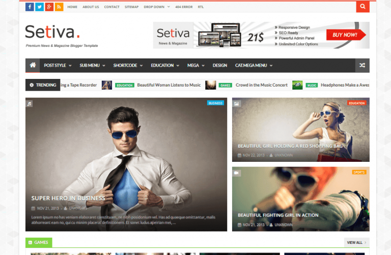 35+ News & Magazine Blogger Templates [2026] | Ads Ready