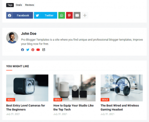Magspot: Advanced News & Magazine [2025] Blogger Template