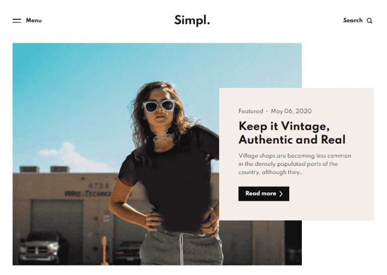 Simpl: A Multipurpose Personal Blogger Template with Grid Layout