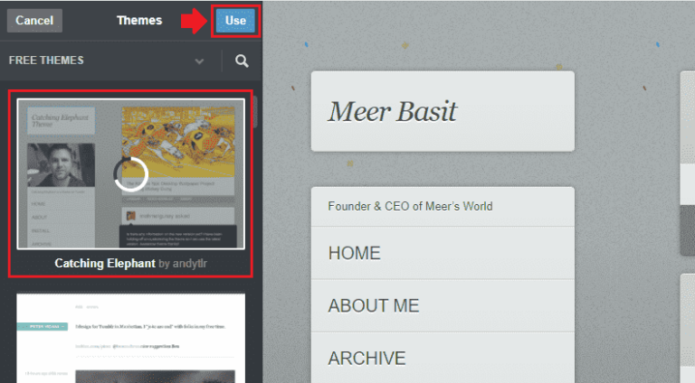 How To Change Your Default Tumblr Theme - Meer's World